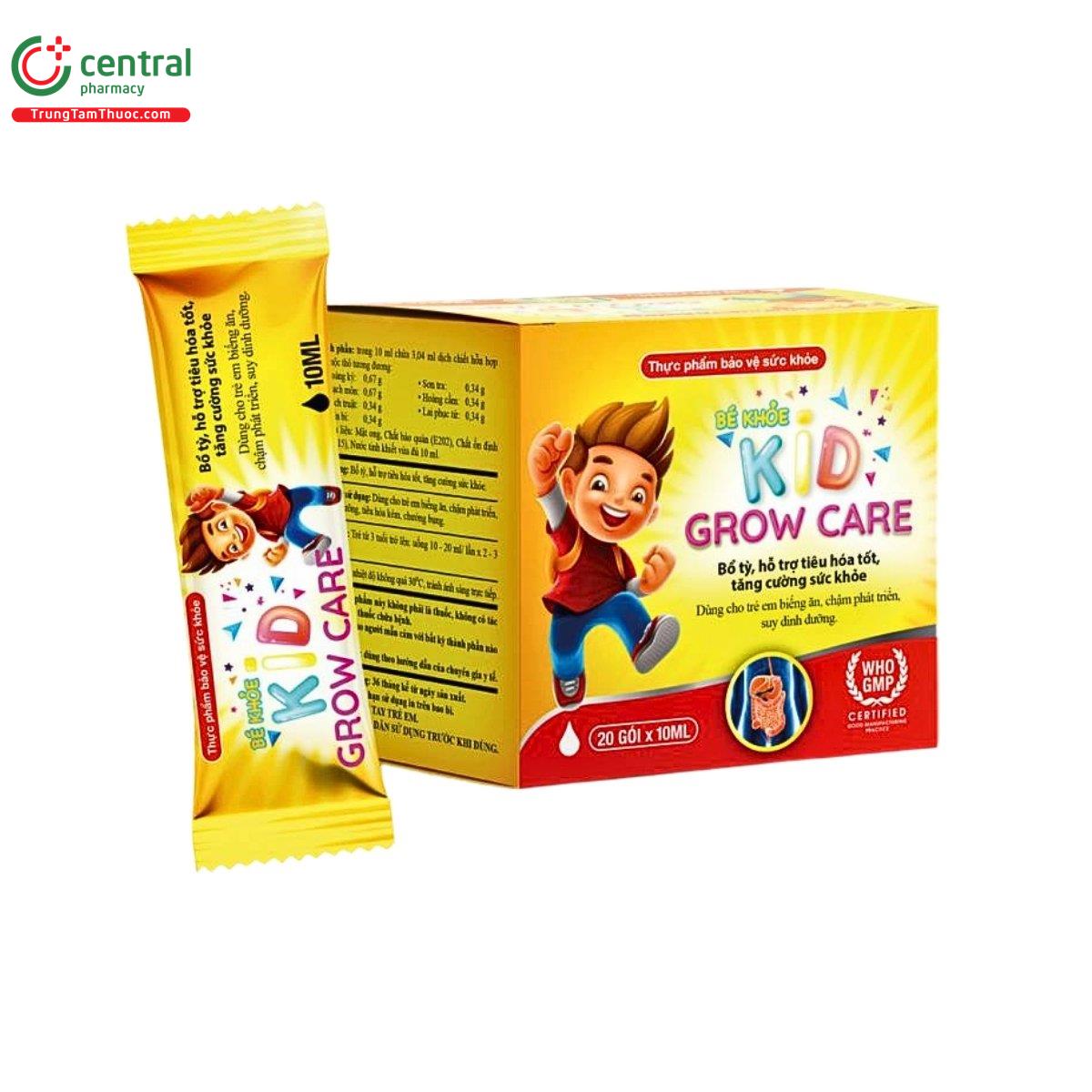 Bé Khỏe Kid Grow Care bổ tỳ, hỗ trợ tiêu hóa, nâng cao sức khỏe