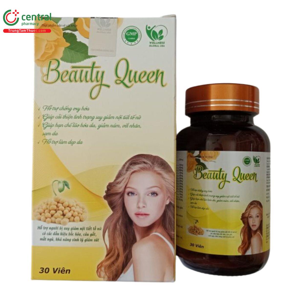 Thuốc Beauty Queen Wellness Global USA làm đẹp da, tăng nội tiết tố