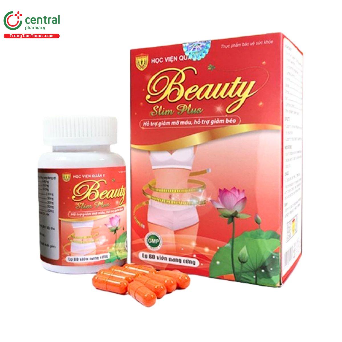 Thuốc Beauty Slim Plus hỗ trợ giảm béo và giúp tăng cường chuyển hóa