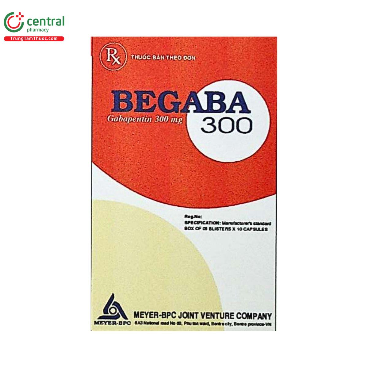 Thuốc Begaba 300mg: Hỗ trợ điều trị động kinh, giảm đau dây thần kinh