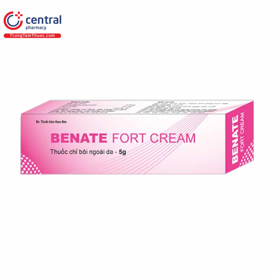 [CHÍNH HÃNG] Thuốc Benate Fort Cream 5g điều trị eczema, vảy nến