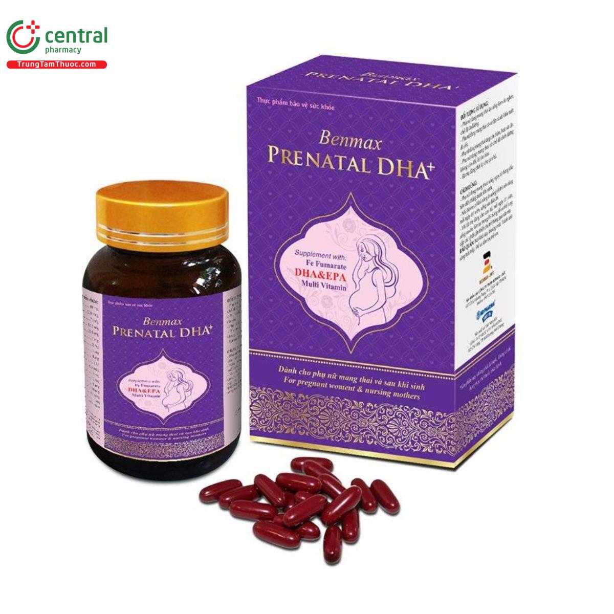 Benmax Prenatal DHA 30 viên - Bổ sung vitamin tổng hợp cho bà bầu