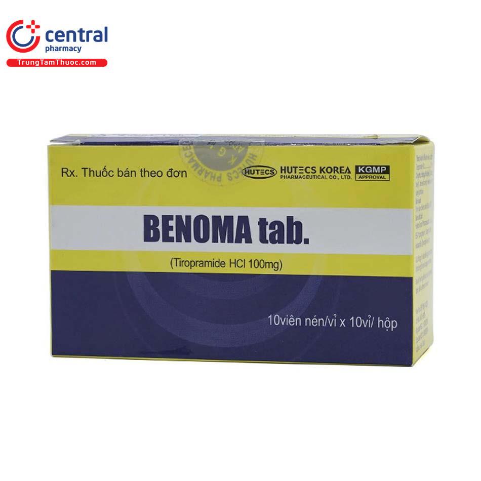 [CHÍNH HÃNG] Thuốc Benoma tab. điều trị viêm loét dạ dày tá tràng