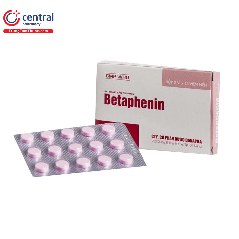 [CHÍNH HÃNG] Thuốc Betaphenin (vỉ) - Thuốc có tác dụng chống dị ứng