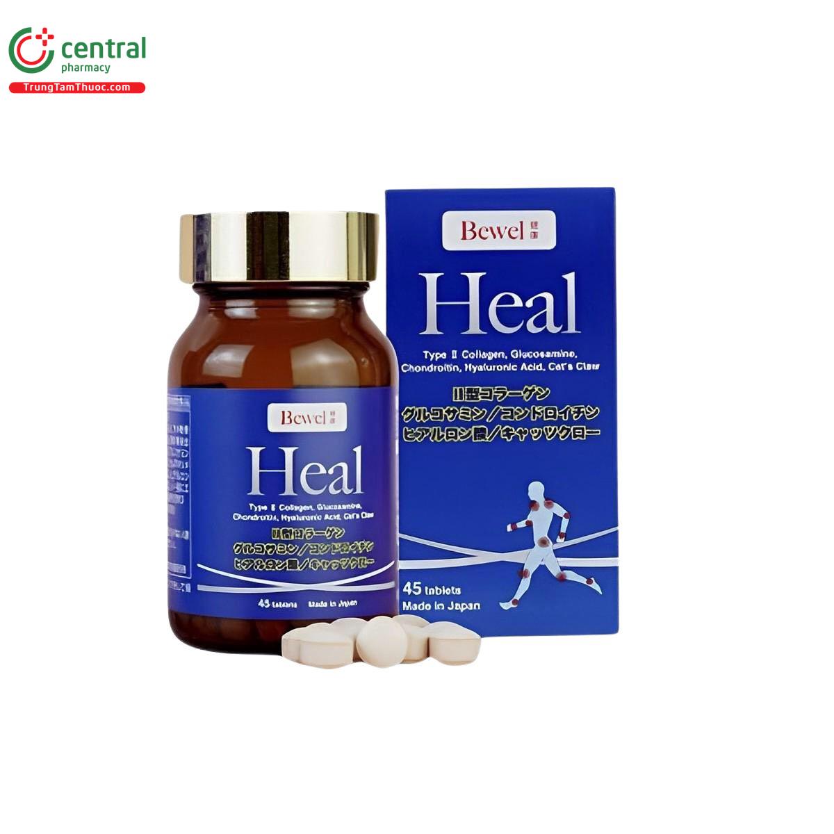 Viên uống Bewel Heal bảo vệ khớp, bổ sung chất nhờn, giảm đau khớp