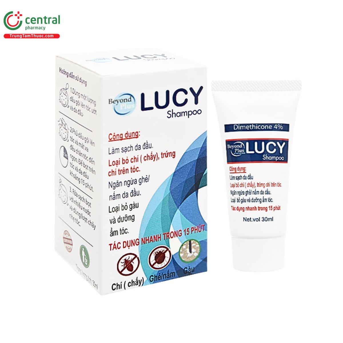 Beyond Plus Lucy Shampoo - Làm sạch, loại bỏ chấy, ngừa gàu, dưỡng ẩm