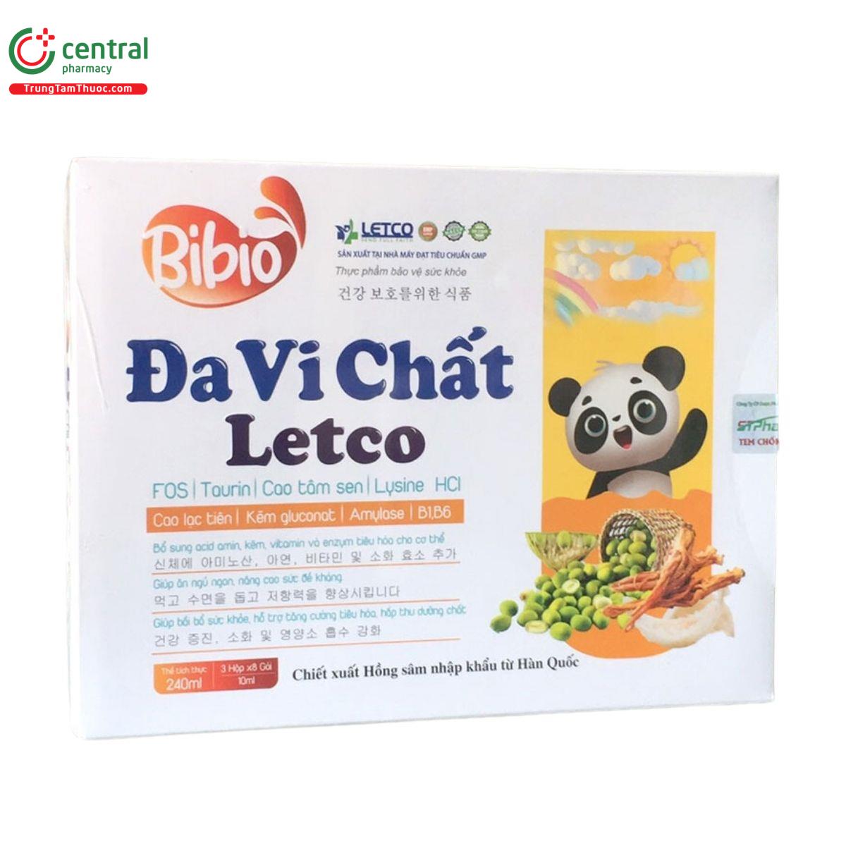 Bibio Đa Vi Chất Letco tiêu hóa khỏe mạnh, bé ngủ ngon