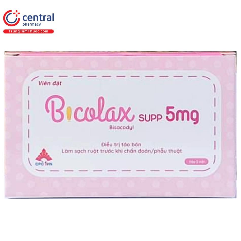[CHÍNH HÃNG] BICOLAX SUPP 5mg - Sản phẩm điều trị táo bón