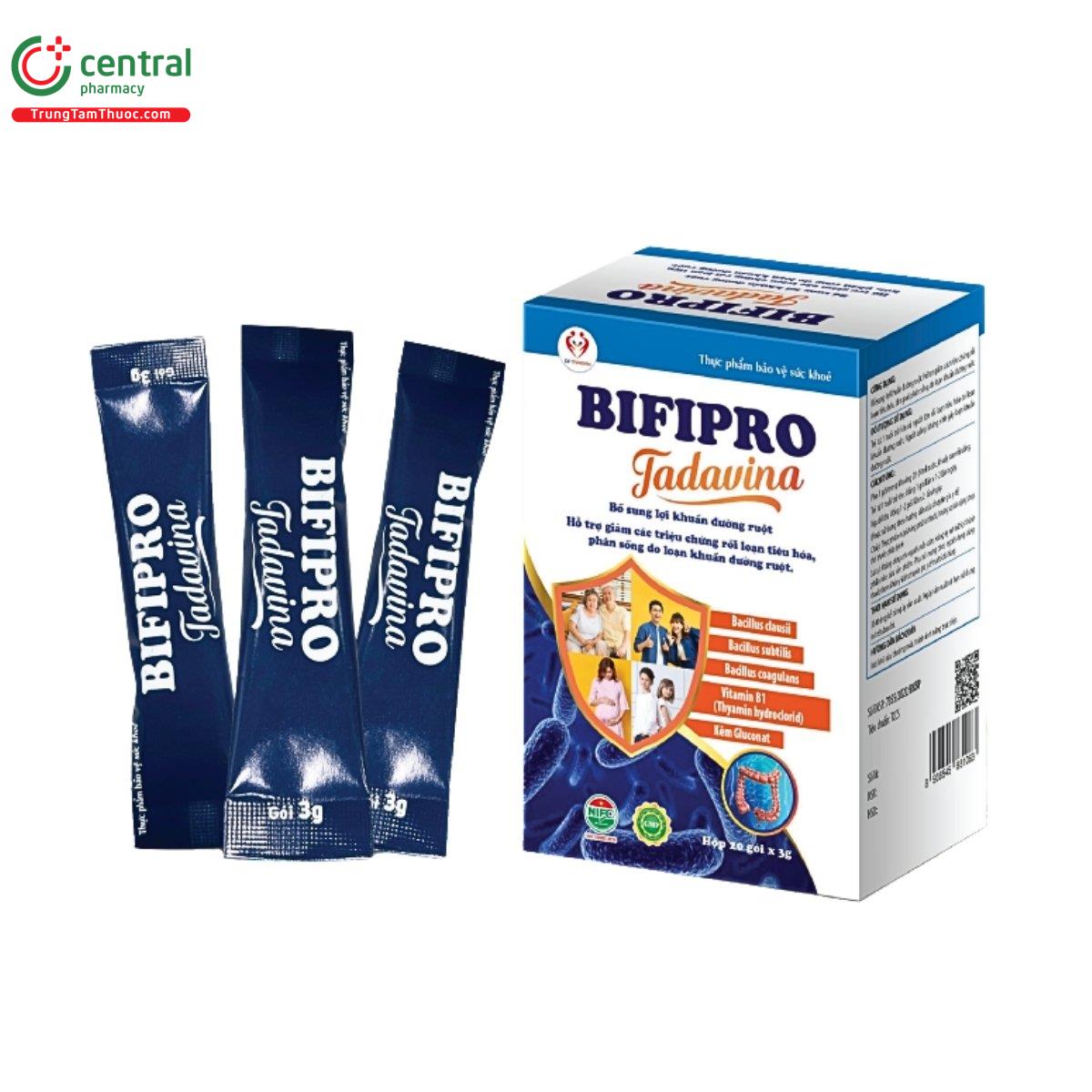 Bifipro Tadavina hỗ trợ cải thiện rối loạn tiêu hóa, phân sống