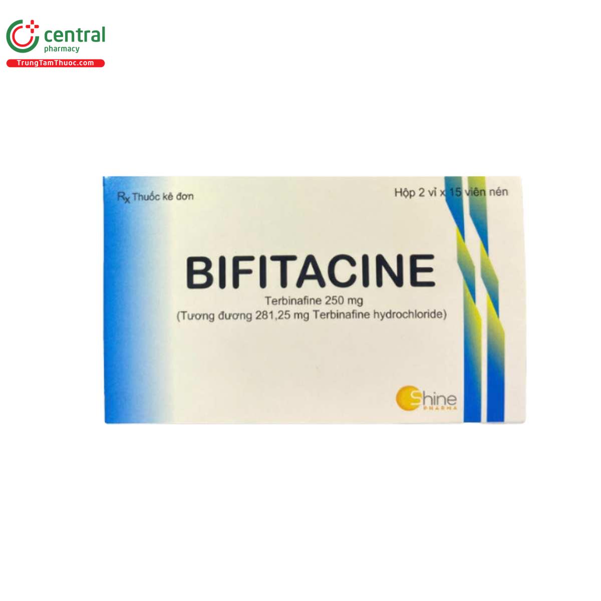 Thuốc Bifitacine 250mg điều trị nấm da, nấm móng tay và móng chân
