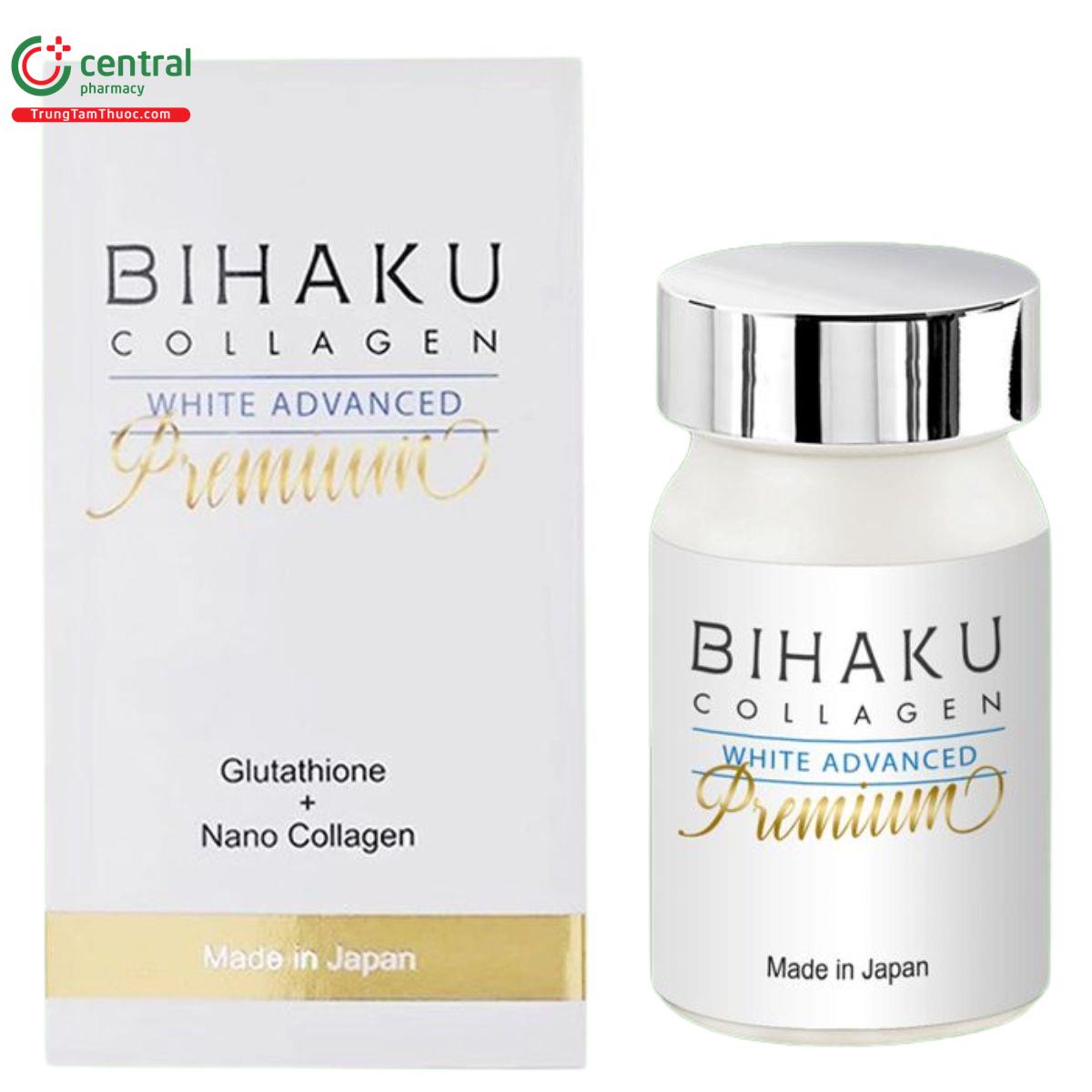 Thuốc Bihaku Collagen Premium - Giúp cải thiện độ đàn hồi, làm đẹp da