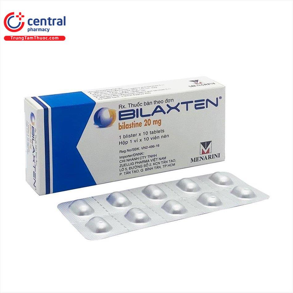 Thuốc Bilaxten 20mg: công dụng, liều dùng, lưu ý khi sử dụng