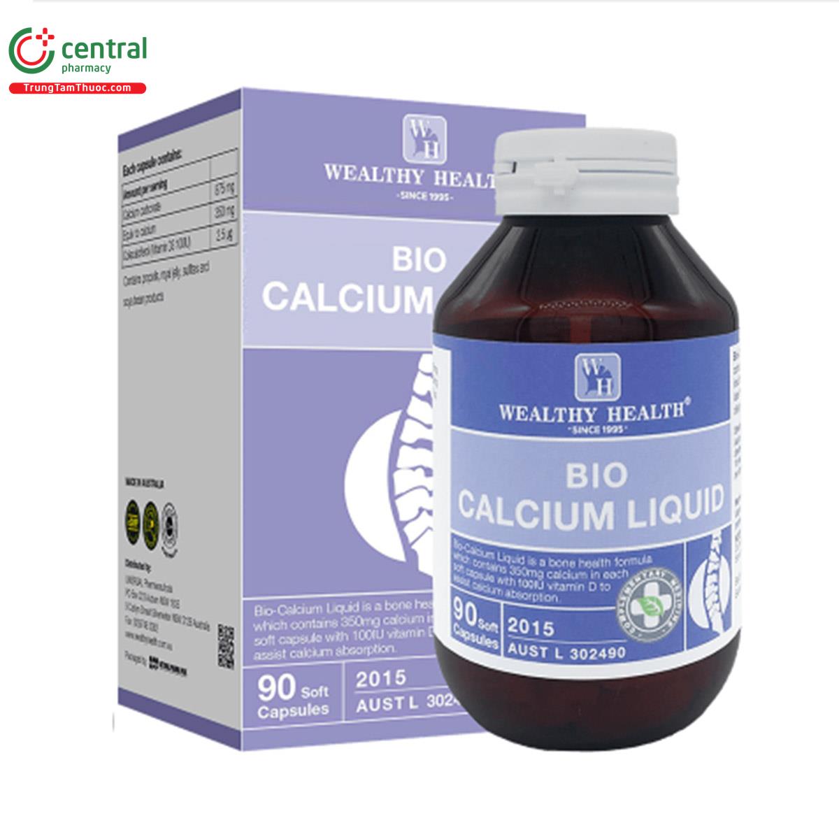 Bio Calcium Liquid bổ sung canxi vitamin D giúp xương chắc khỏe.