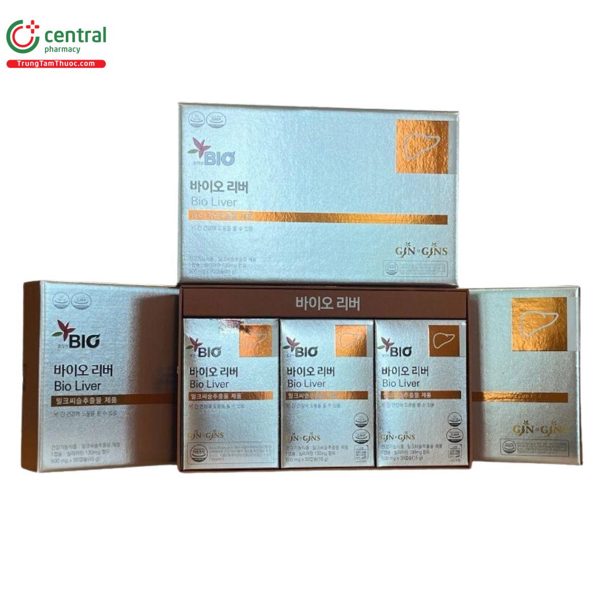 Thuốc bổ gan Bio Liver (90 viên) tăng cường giải độc gan, bảo vệ gan