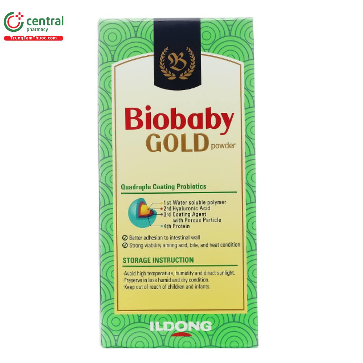 Thuốc Biobaby Gold bổ sung lợi khuẩn, cân bằng vi khuẩn đường ruột