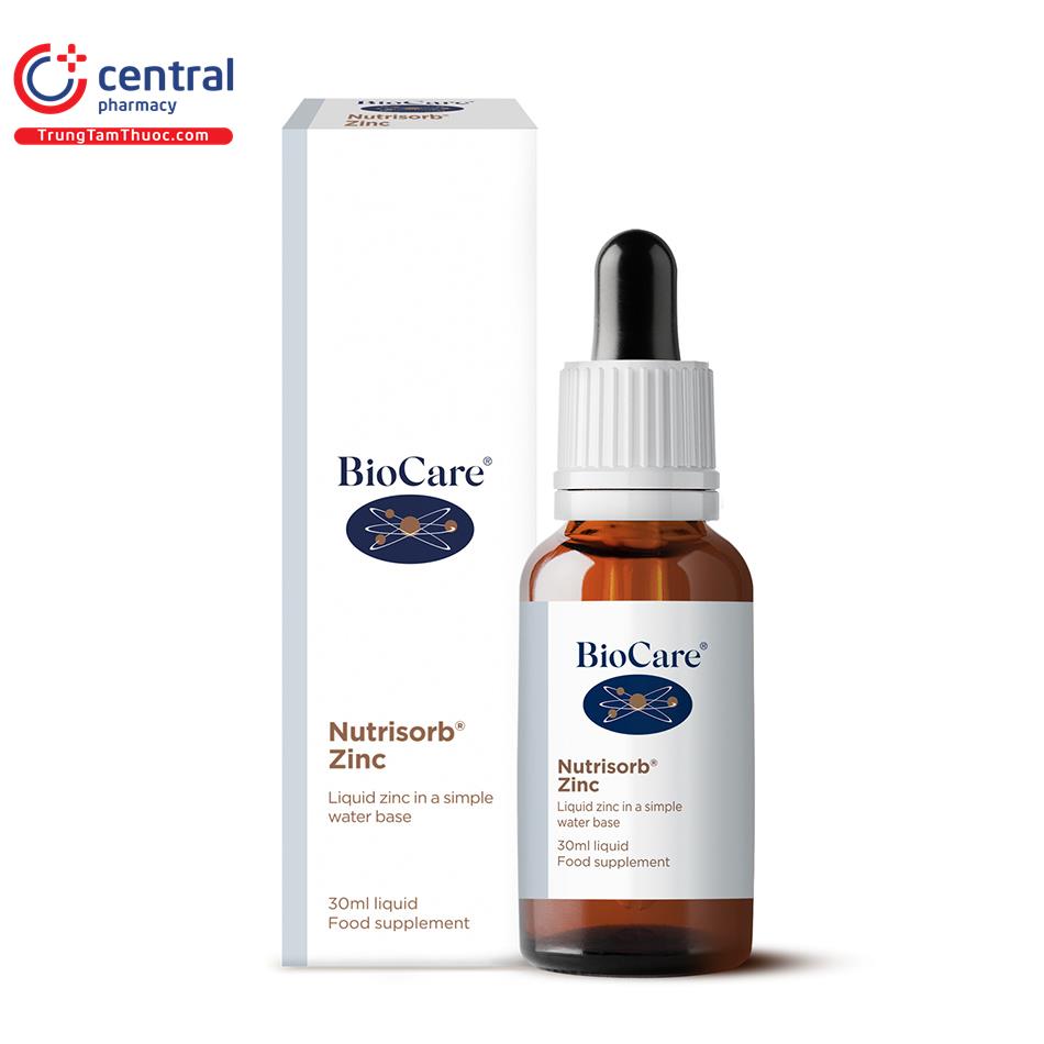[CHÍNH HÃNG] Thuốc BioCare Nutrisorb Zinc - Hấp thu tốt, phát triển tốt