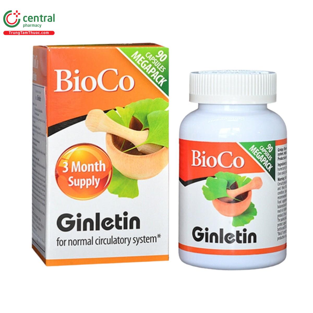 Thuốc BioCo Ginletin hỗ trợ lưu thông máu, tăng cường tuần hoàn não