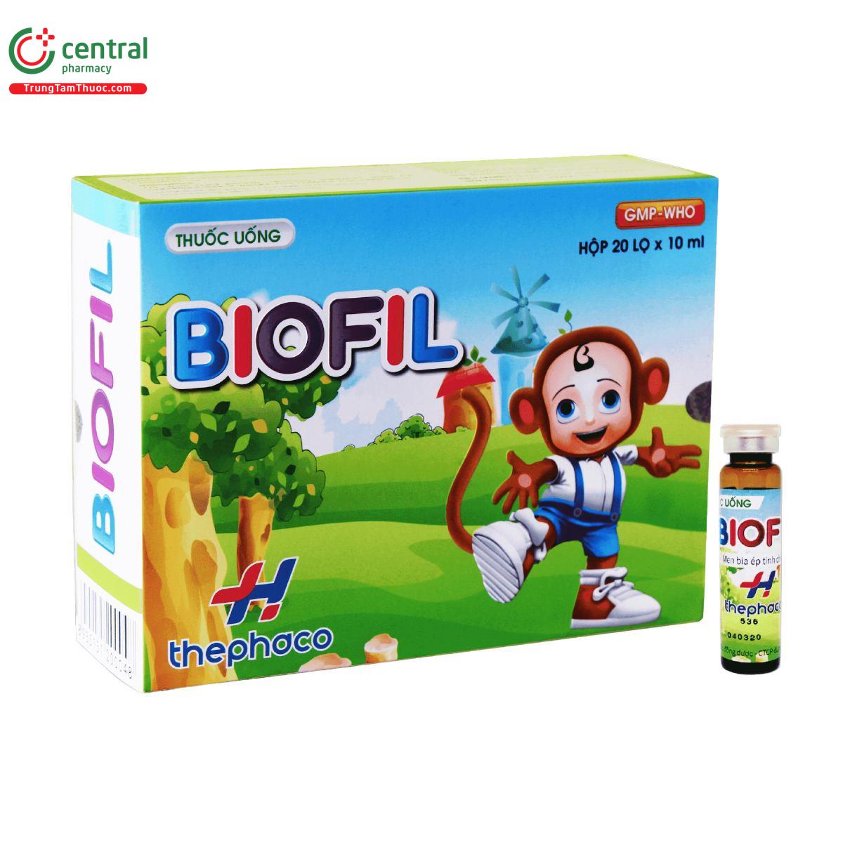 Thuốc Biofil Thephaco (hộp 20 ống) giảm mệt mỏi, suy nhược cơ thể