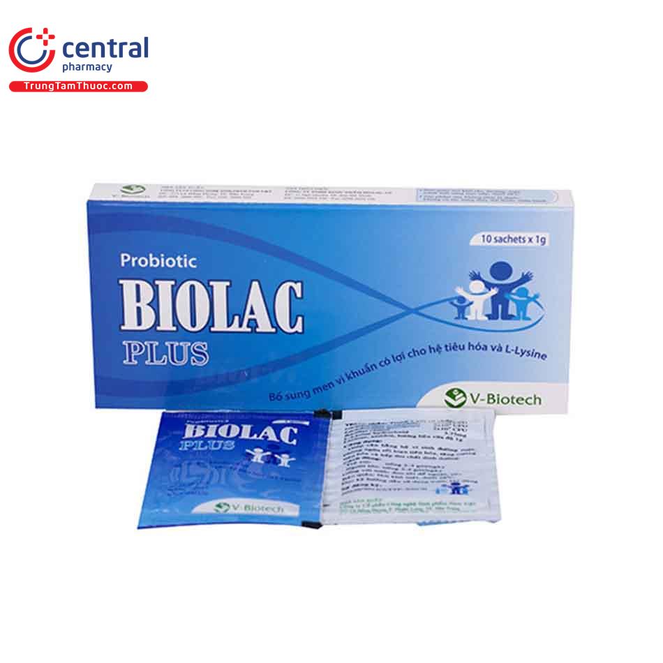 Thuốc Biolac Plus (gói): chỉ định, liều dùng và lưu ý sử dụng