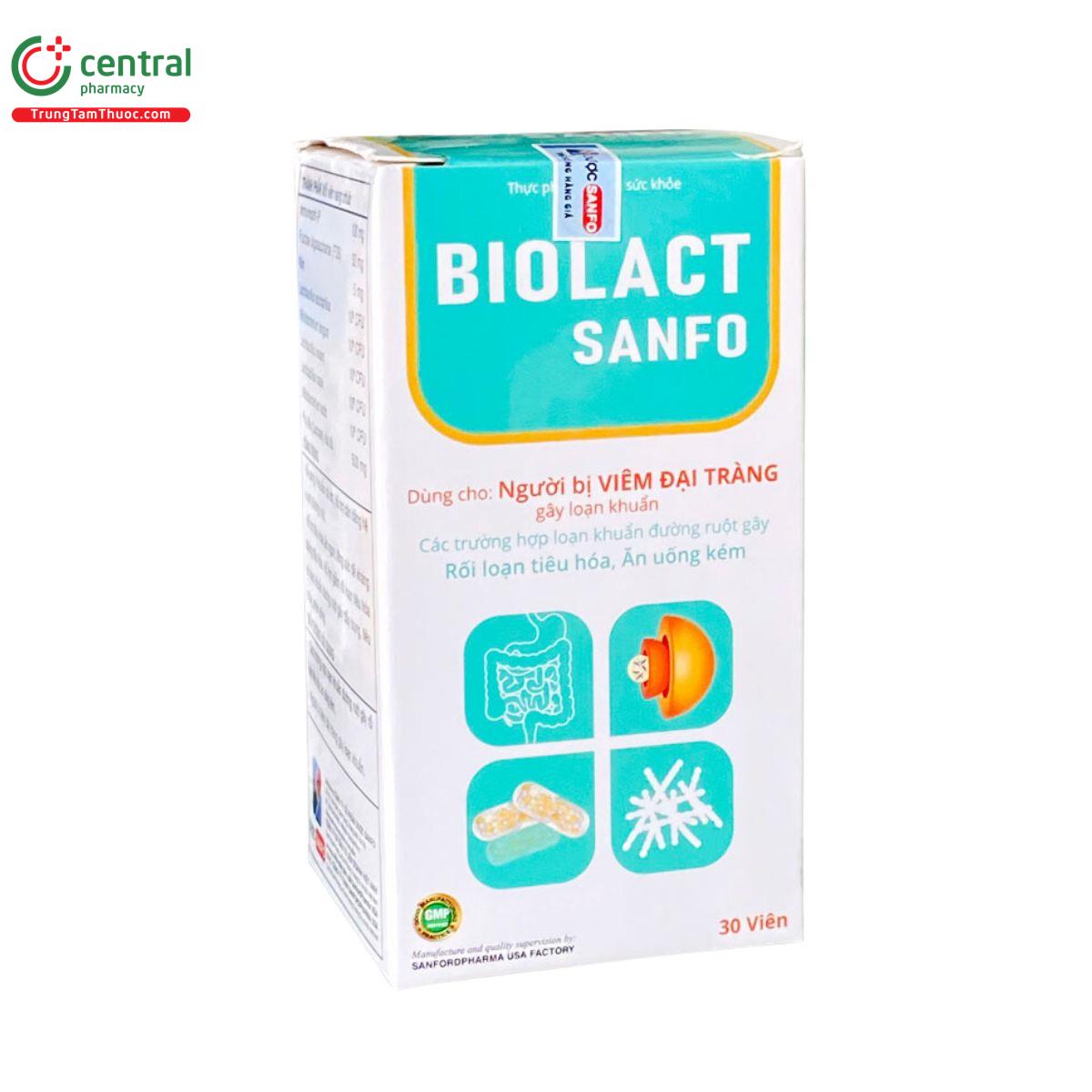 Thuốc Biolact Sanfo cân bằng vi sinh đường ruột, cải thiện tiêu hóa
