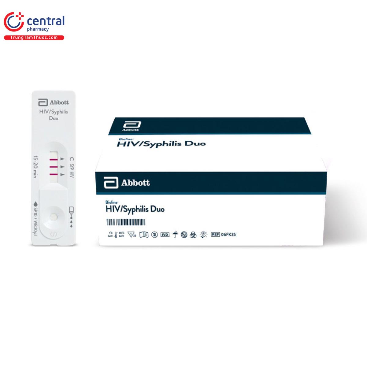 Bioline™ HIV/Syphilis Duo: Xét nghiệm đồng thời HIV và Bệnh Giang Mai Bioline™ HIV/Syphilis Duo: Xét nghiệm đồng thời HIV và Bệnh Giang Mai