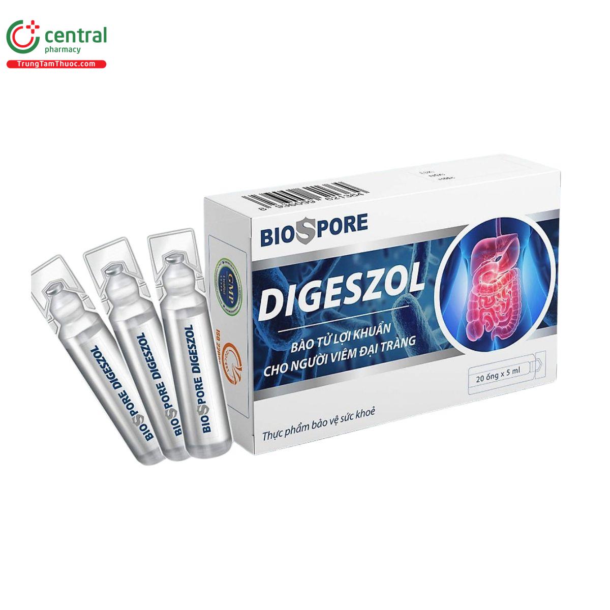Thuốc BioSpore Digeszol giúp bổ sung lợi khuẩn, tăng cường tiêu hoá