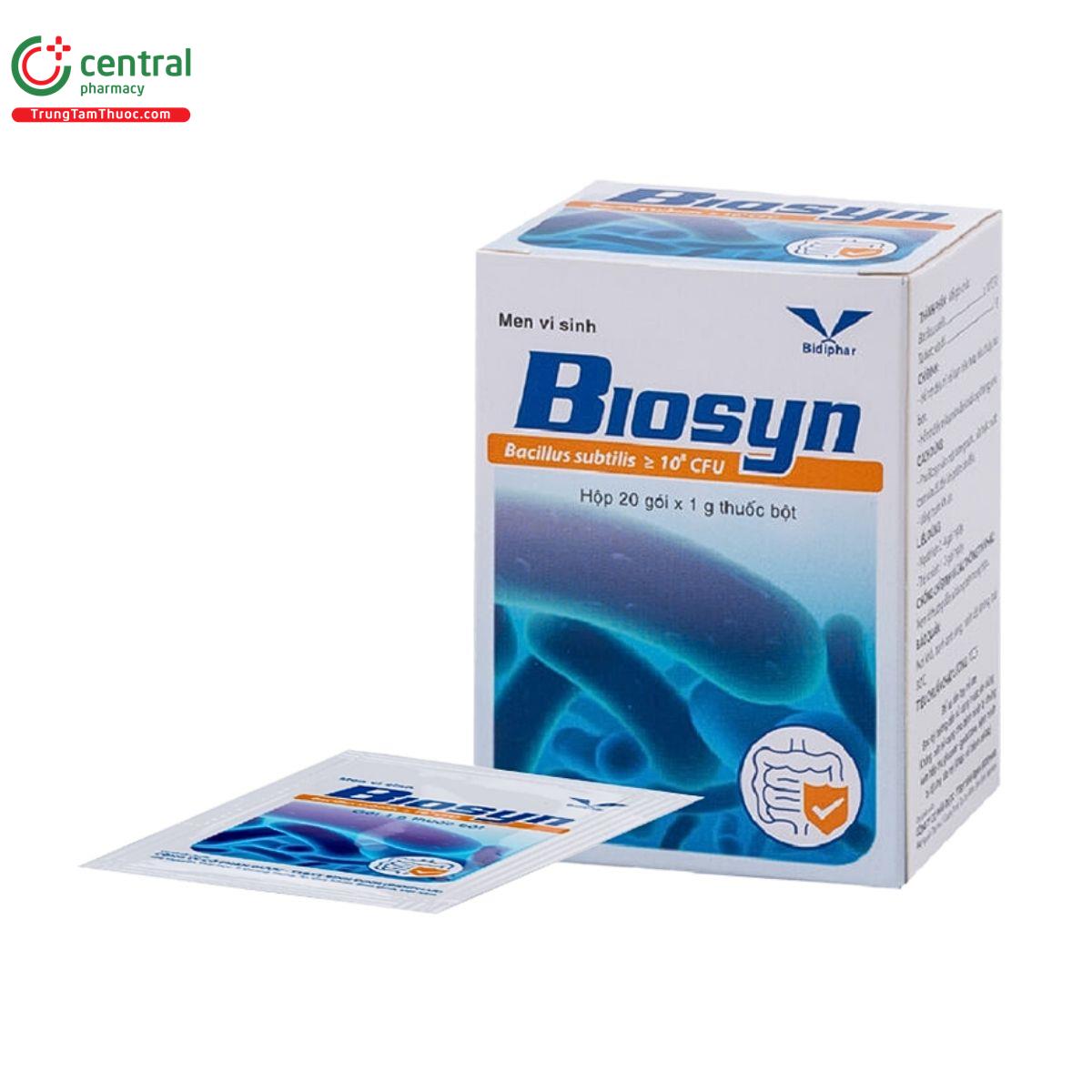 Thuốc Biosyn có tác dụng gì, uống trước hay sau ăn, giá bao nhiêu?