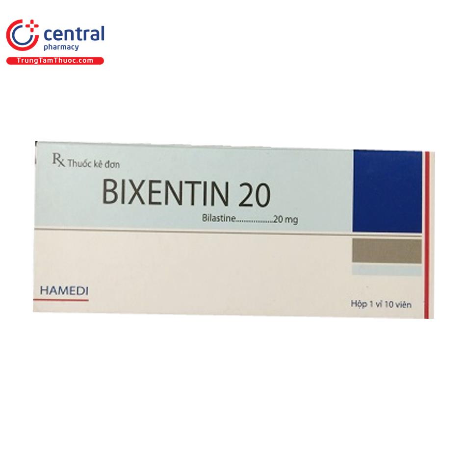 [CHÍNH HÃNG] Thuốc Bixentin 20 - điều trị viêm mũi dị ứng
