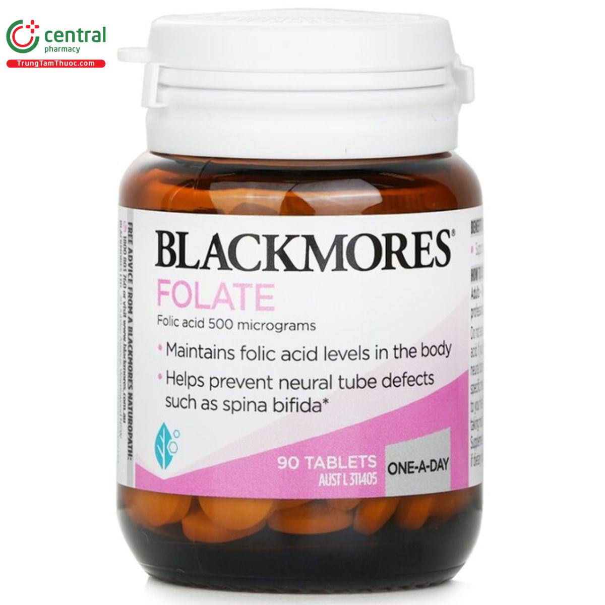 Thuốc Blackmores Folate - Bổ sung Acid Folic cho phụ nữ mang thai