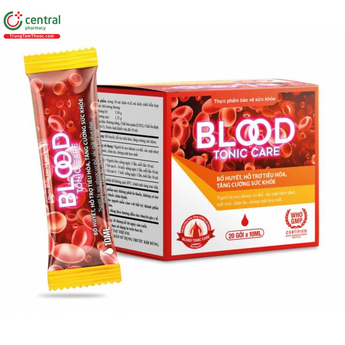 Blood Tonic Care bổ huyết, hỗ trợ tiêu hóa, tăng cường sức khỏe