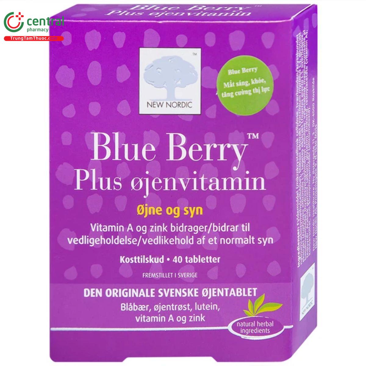 Thuốc Blue Berry Plus Ojenvitamin (Vỉ) Giúp bổ mắt, giảm khô mỏi mắt