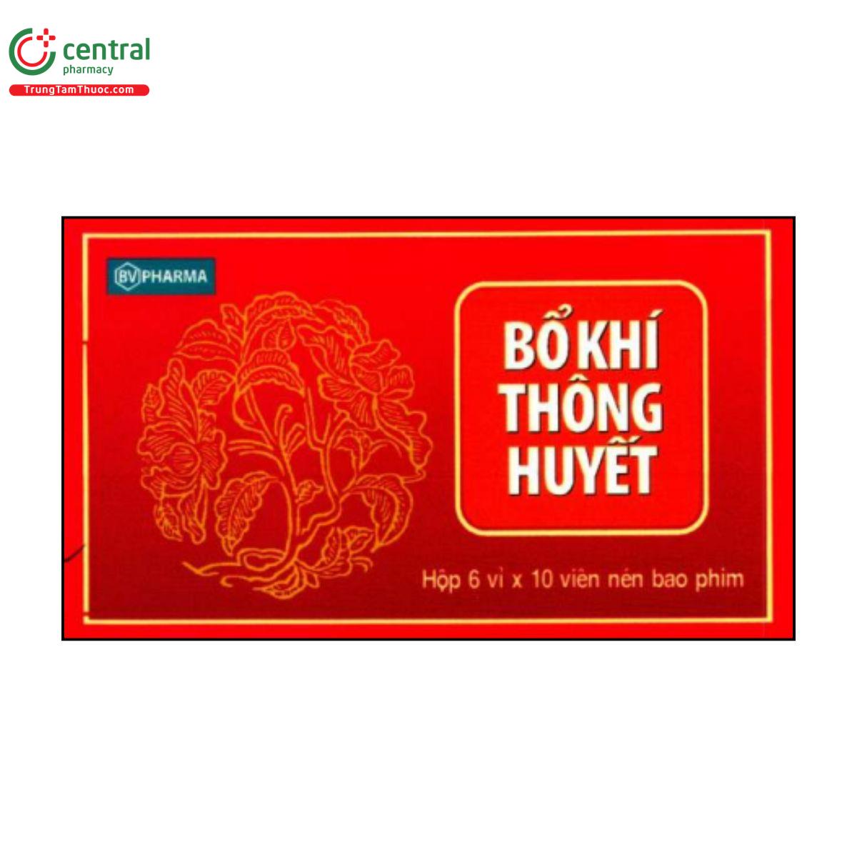 Thuốc Bổ Khí Thông Huyết BV Pharma thúc đẩy lưu thông khí huyết cơ thể