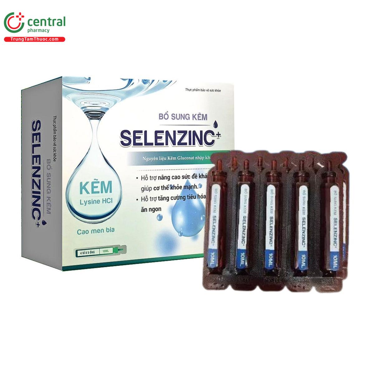Thuốc Bổ Sung Kẽm Selenzinc+ - Tăng cường miễn dịch, giúp trẻ ăn ngon