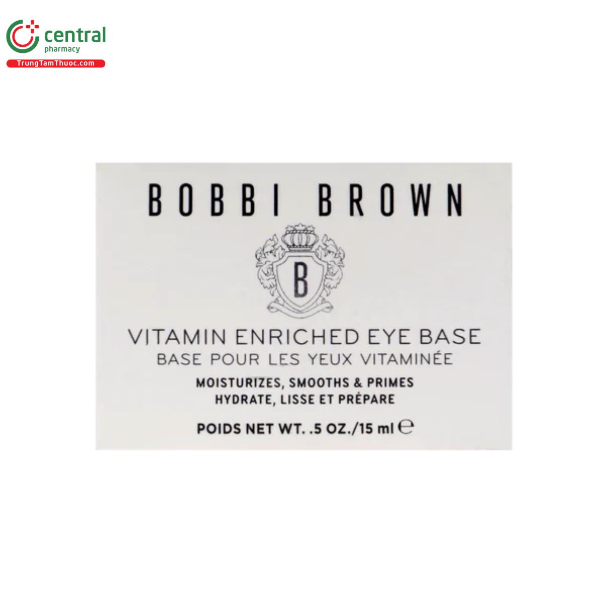 Bobbi Brown Vitamin Enriched Eye Base dưỡng ẩm và làm sáng vùng da mắt