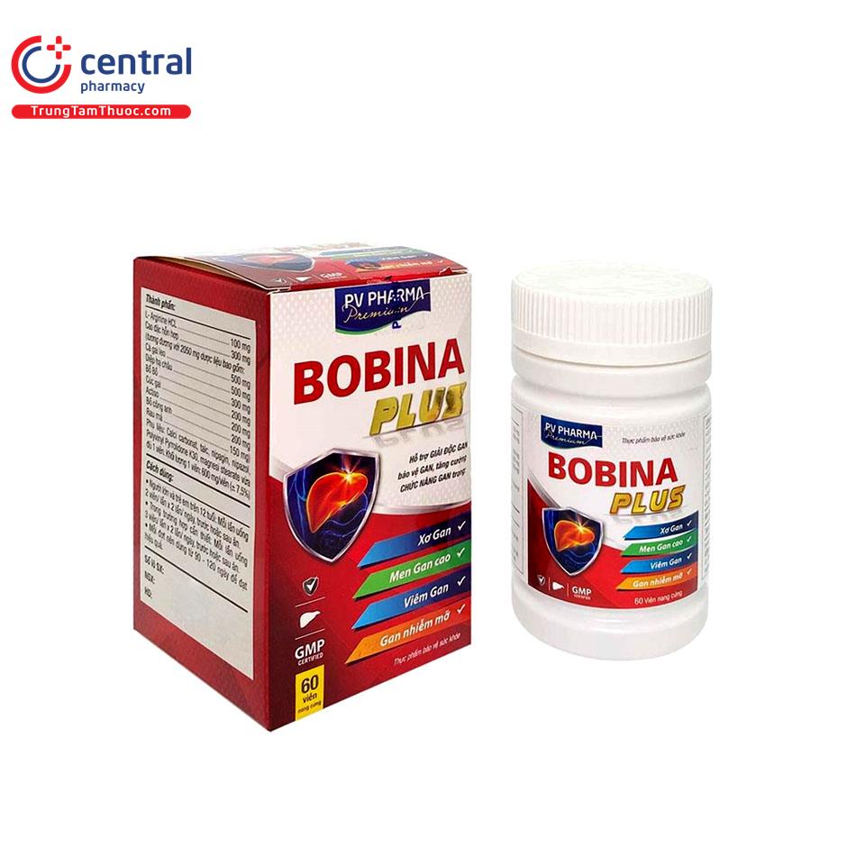 Bobina plus - Hỗ trợ giải độc gan và tăng cường chức năng gan