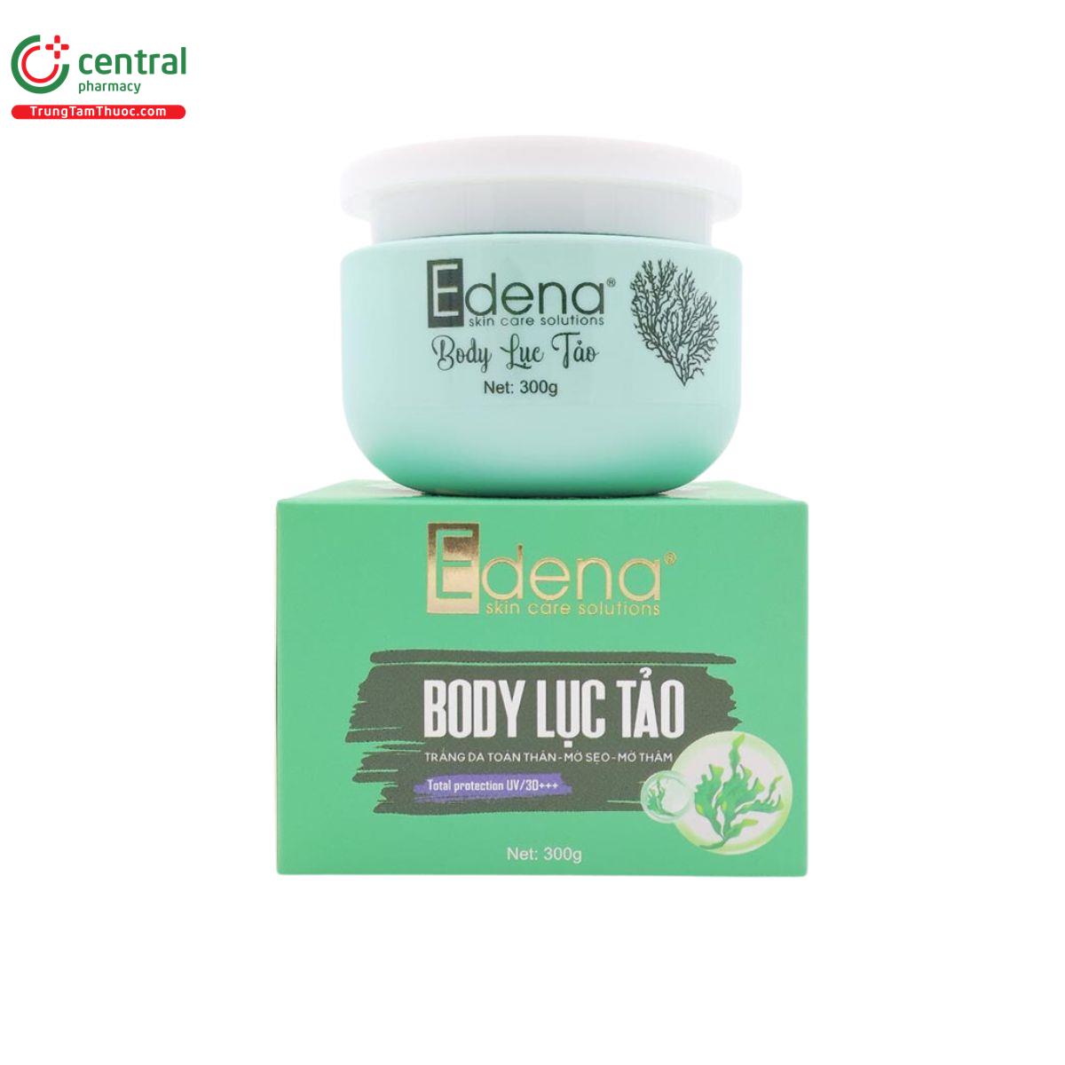 Kem bôi Body Lục Tảo Edena - Làm trắng da toàn thân, mờ thâm