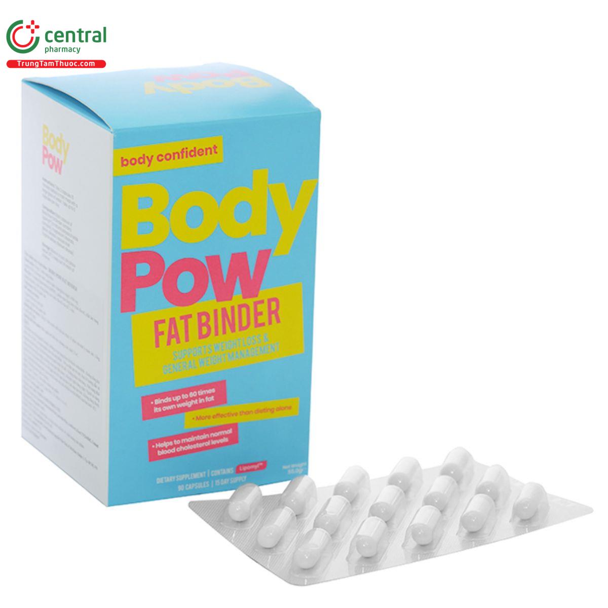 Thuốc Body Pow Fat Binder - Giảm hấp thu chất béo, kiểm soát cân nặng