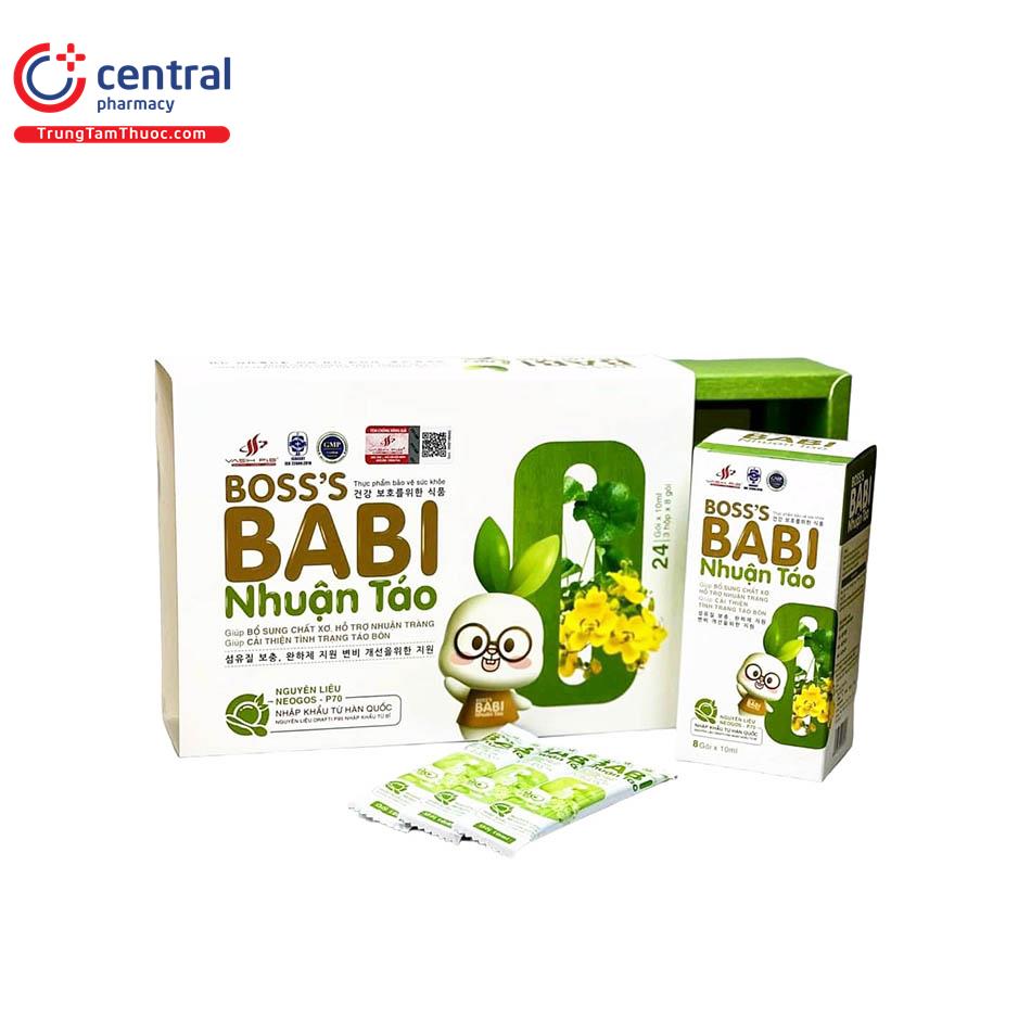 [CHÍNH HÃNG] Boss's Babi Nhuận Tràng cải thiện táo bón cho trẻ