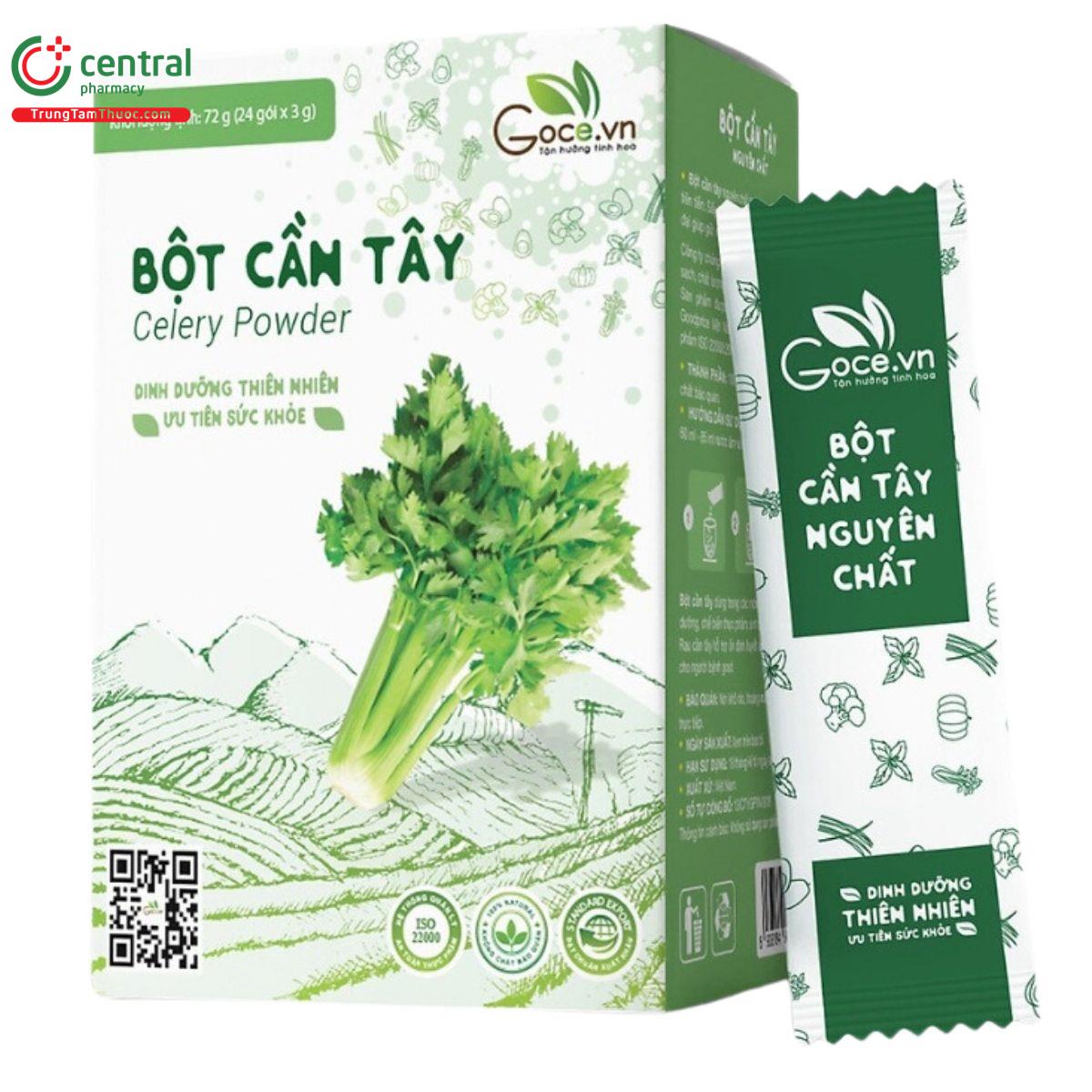 Bột Cần Tây Celery Powder Goce - Hỗ trợ giảm cân an toàn và hiệu quả