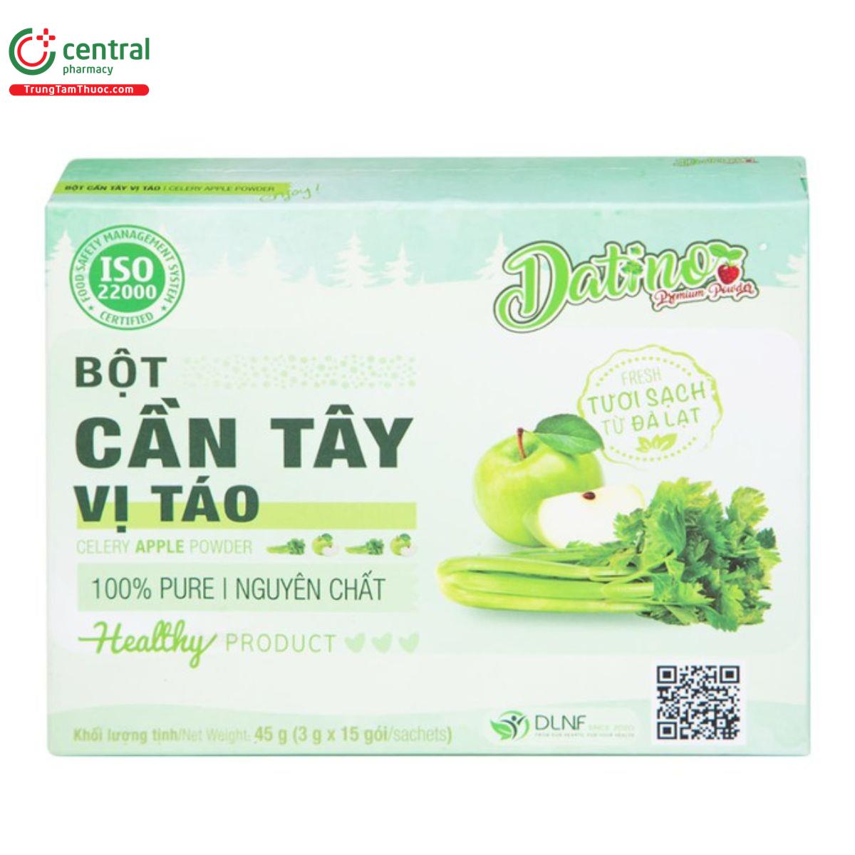 Bột Cần Tây Vị Táo Datino giúp giảm cân, tăng cường sức khoẻ