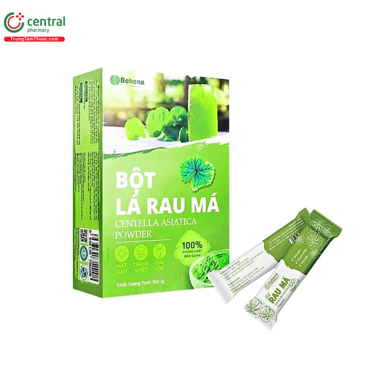 Bột Lá Rau Má Behena - Hỗ trợ giải nhiệt, giảm căng thẳng