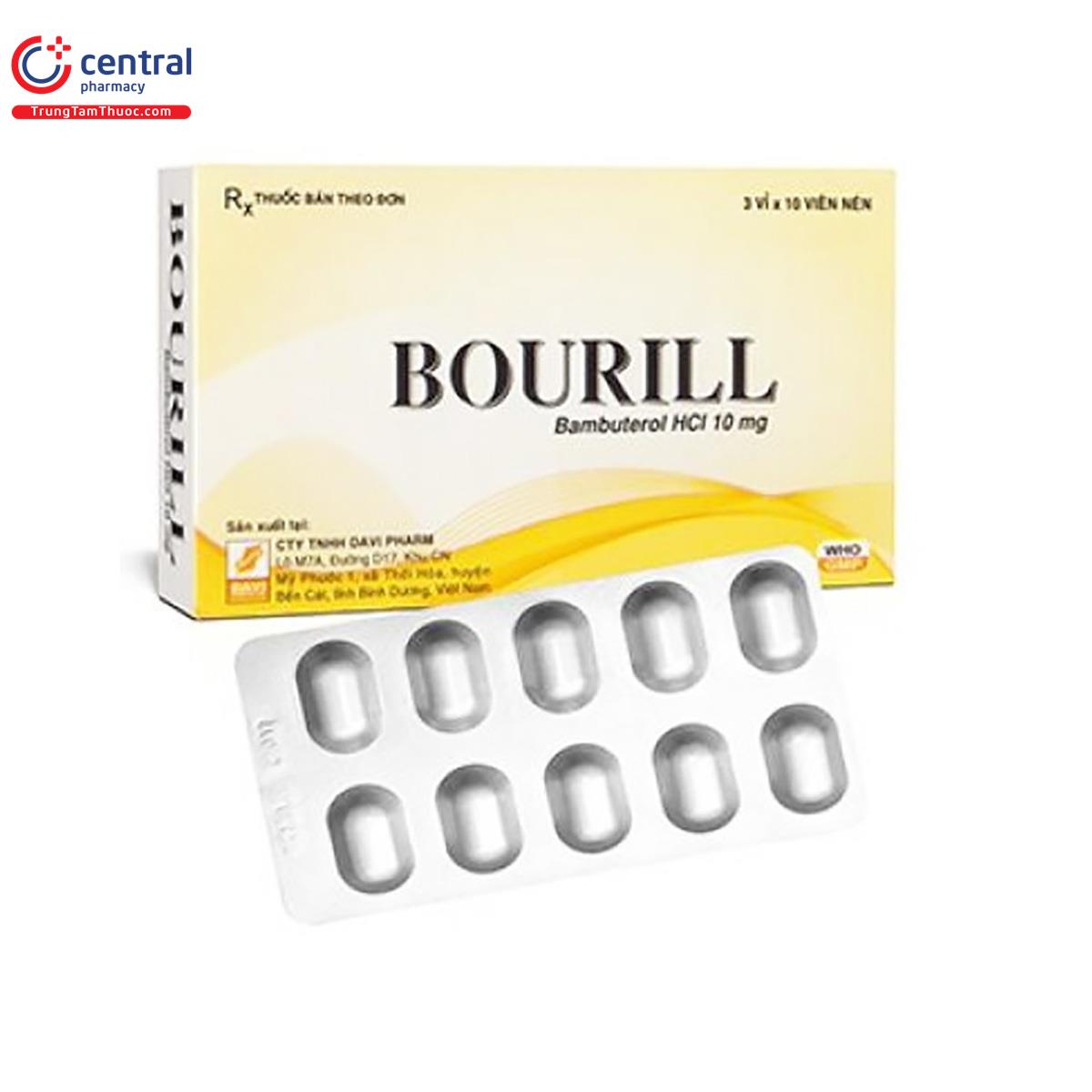 [CHÍNH HÃNG] Thuốc Bourill 10mg là thuốc gì, mua ở đâu uy tín?