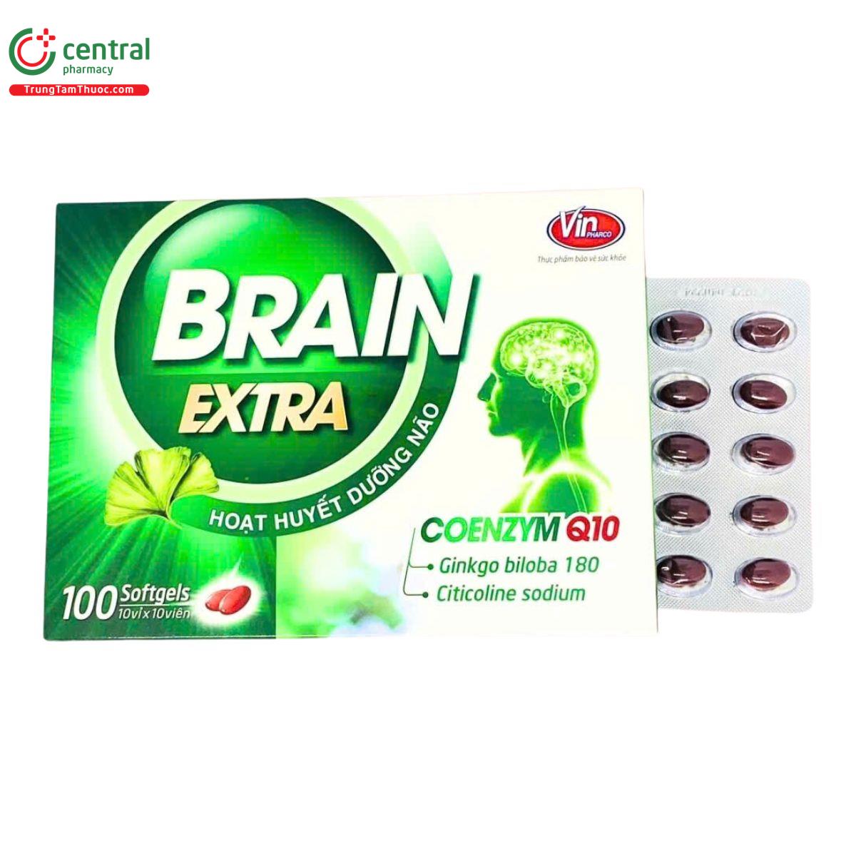 Thuốc Brain Extra Vinpharco - tăng cường hoạt huyết, giảm đau đầu