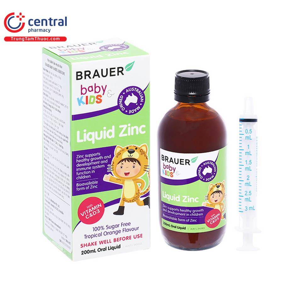 Brauer Baby & Kid Liquid ZinC hỗ trợ tăng cường đề kháng của trẻ