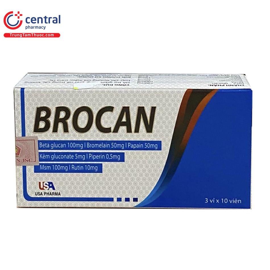 [CHÍNH HÃNG] Thuốc Brocan hỗ trợ giảm sưng, phù nề