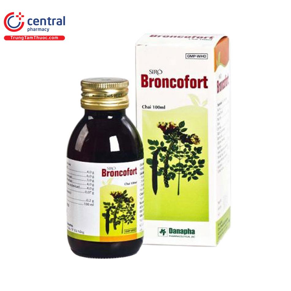[CHÍNH HÃNG] Siro ho Thảo dược Broncofort - Giảm ho, giảm khàn tiếng