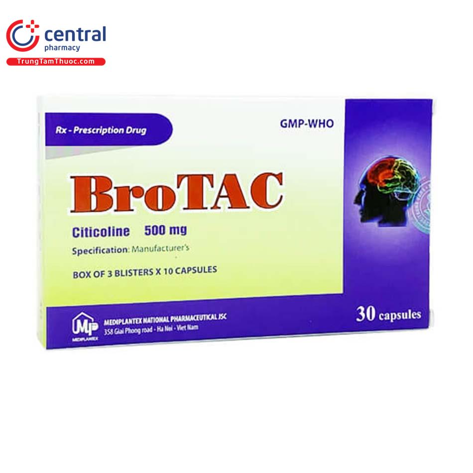 [CHÍNH HÃNG] Thuốc BroTAC - Thuốc bổ não, điều trị rối loạn tâm thần