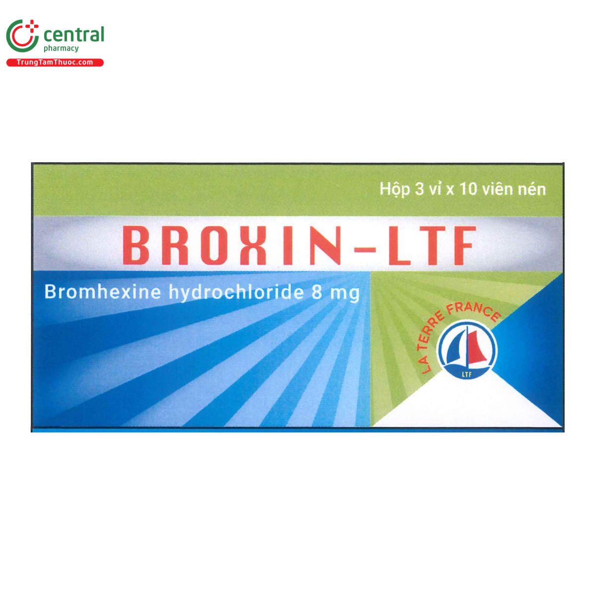 Thuốc Broxin-LTF 8mg làm loãng đờm trên đường hô hấp do bệnh phế quản cấp
