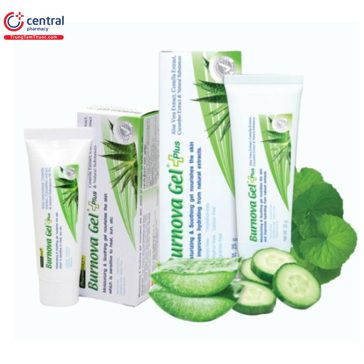 Burnova Gel Plus - Gel bôi da từ thiên nhiên đa tác dụng, dễ dùng