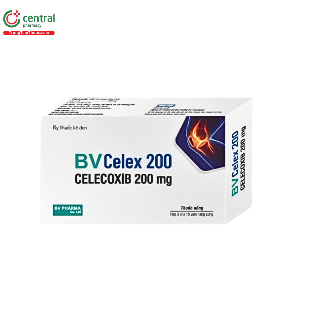 Thuốc BV Celex 200 chứa celecoxib, điều trị viêm và thoái hoá khớp